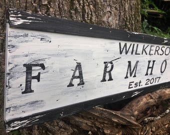 Family farm sign | Etsy