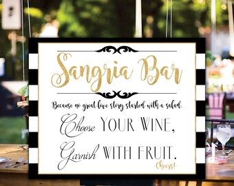Sangria labels | Etsy