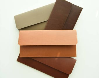 Leather envelope | Etsy