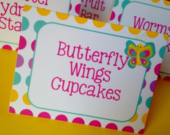 Butterfly labels | Etsy