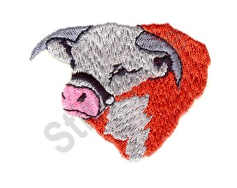 Cattle embroidery | Etsy