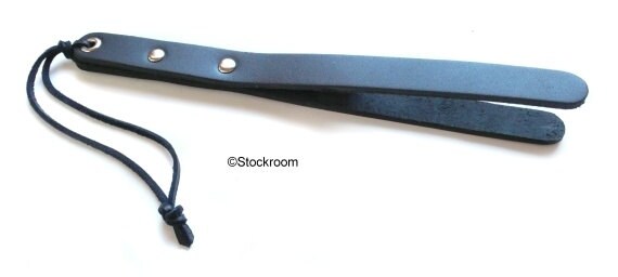 BDSM Leather Mini-Slapper from The Stockroom Hand-crafted