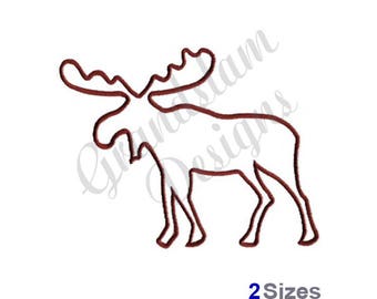 Moose outline | Etsy