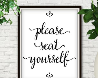 Please have a seat | Etsy