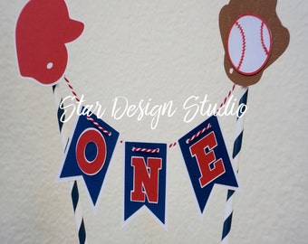 Baseball cake topper | Etsy