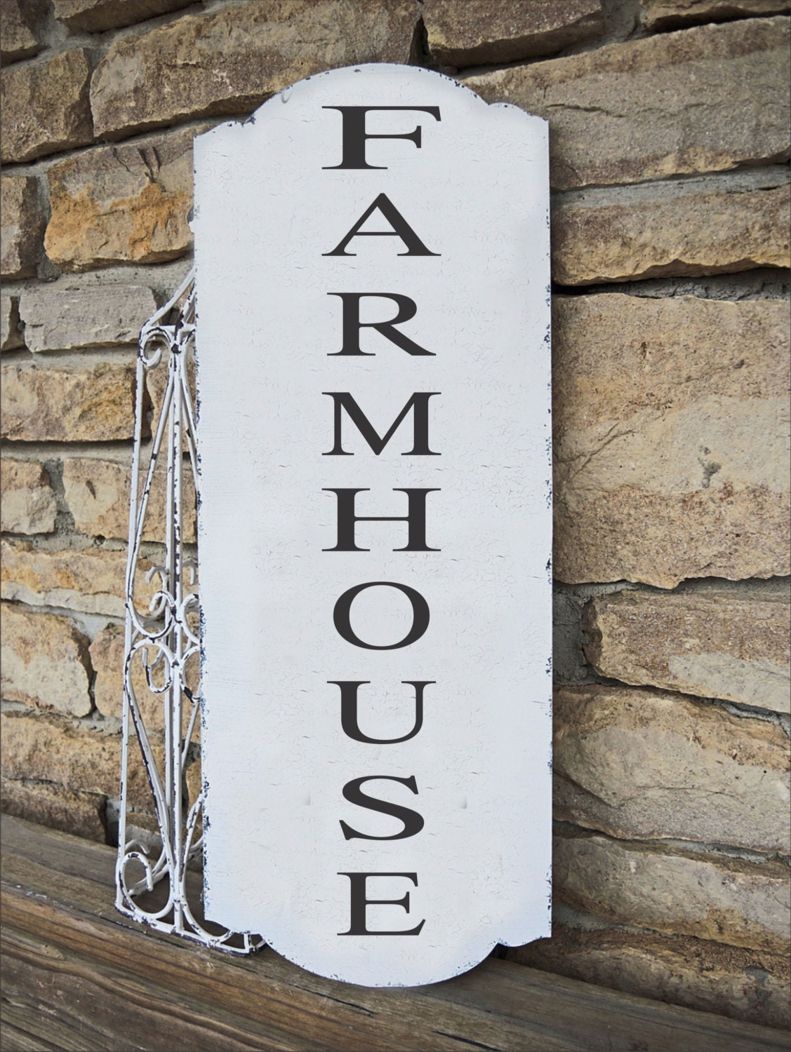 FARMHOUSE Sign Reusable STENCIL Vertical or Horizontal 8