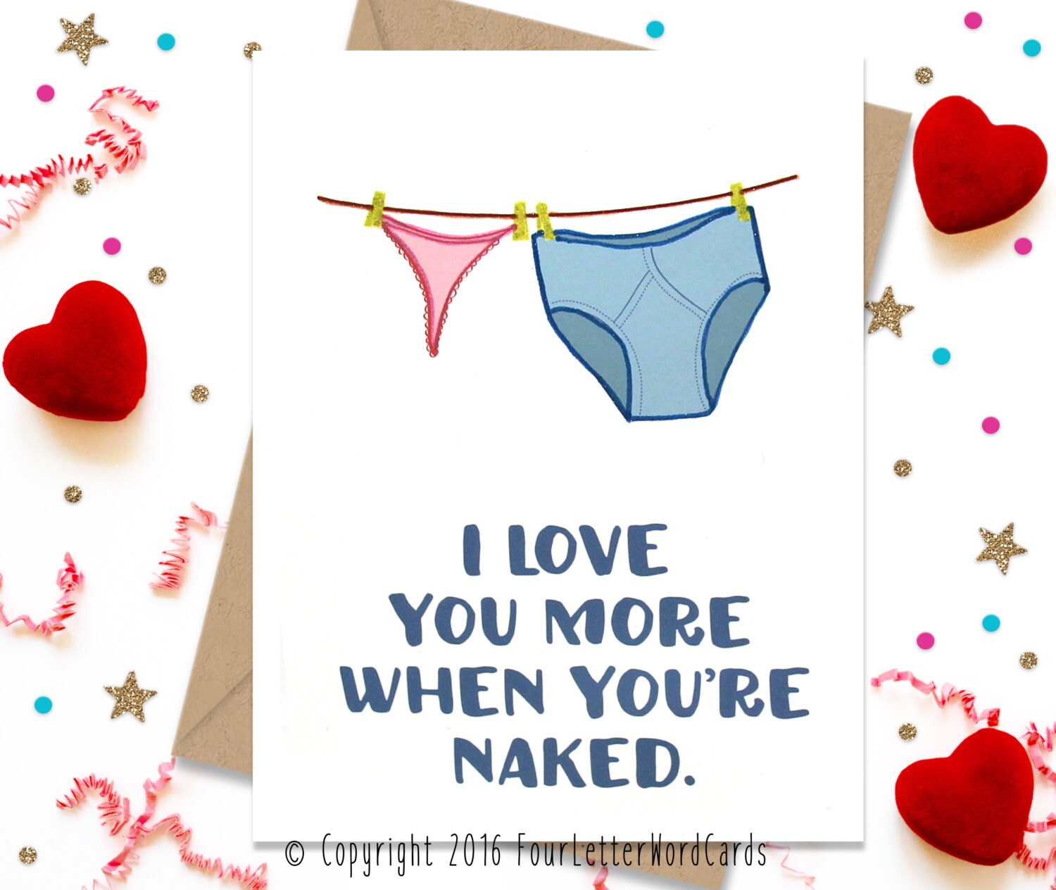 Sexy Valentines Day Valentines Day Card Handmade Greeting