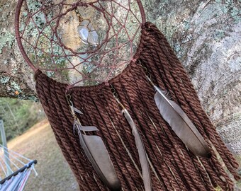 Crystal dreamcatcher | Etsy