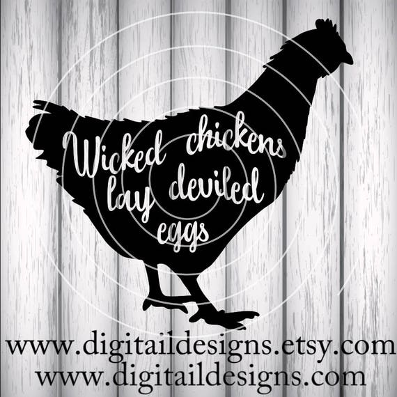 Chicken SVG png dxf eps fcm ai Cut file for