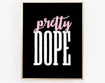Dope wall art | Etsy