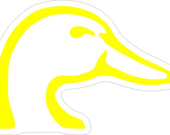 Duck head decal | Etsy