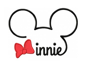 Minnie mouse outline | Etsy