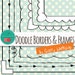Doodle Borders Spring Doodle Borders Floral
