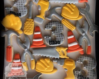 Construction cookies | Etsy
