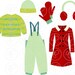 Winter Clothing Clipart Set: Digital Scrapbook Clip Art Pack