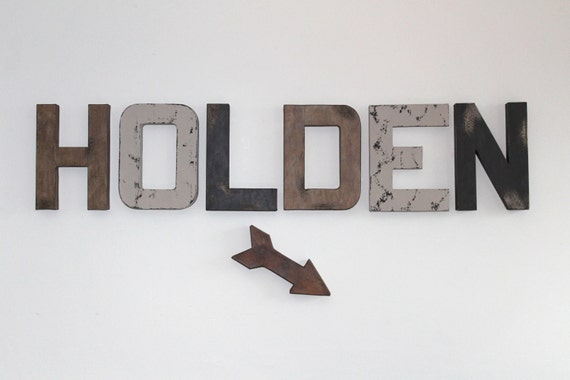 Rustic Wall Letters Woodland Nursery Letters Rustic Wood