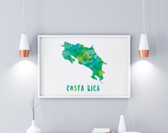 Costa rica poster | Etsy