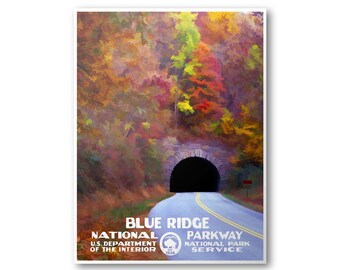 Blue ridge parkway | Etsy