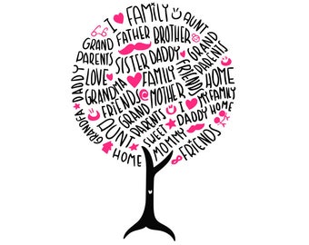 Family tree svg | Etsy