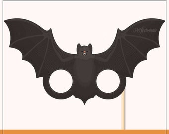 Printable bat mask | Etsy