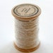 Burlap Twine 30 Yards on Wooden Spool Cream Color Jute