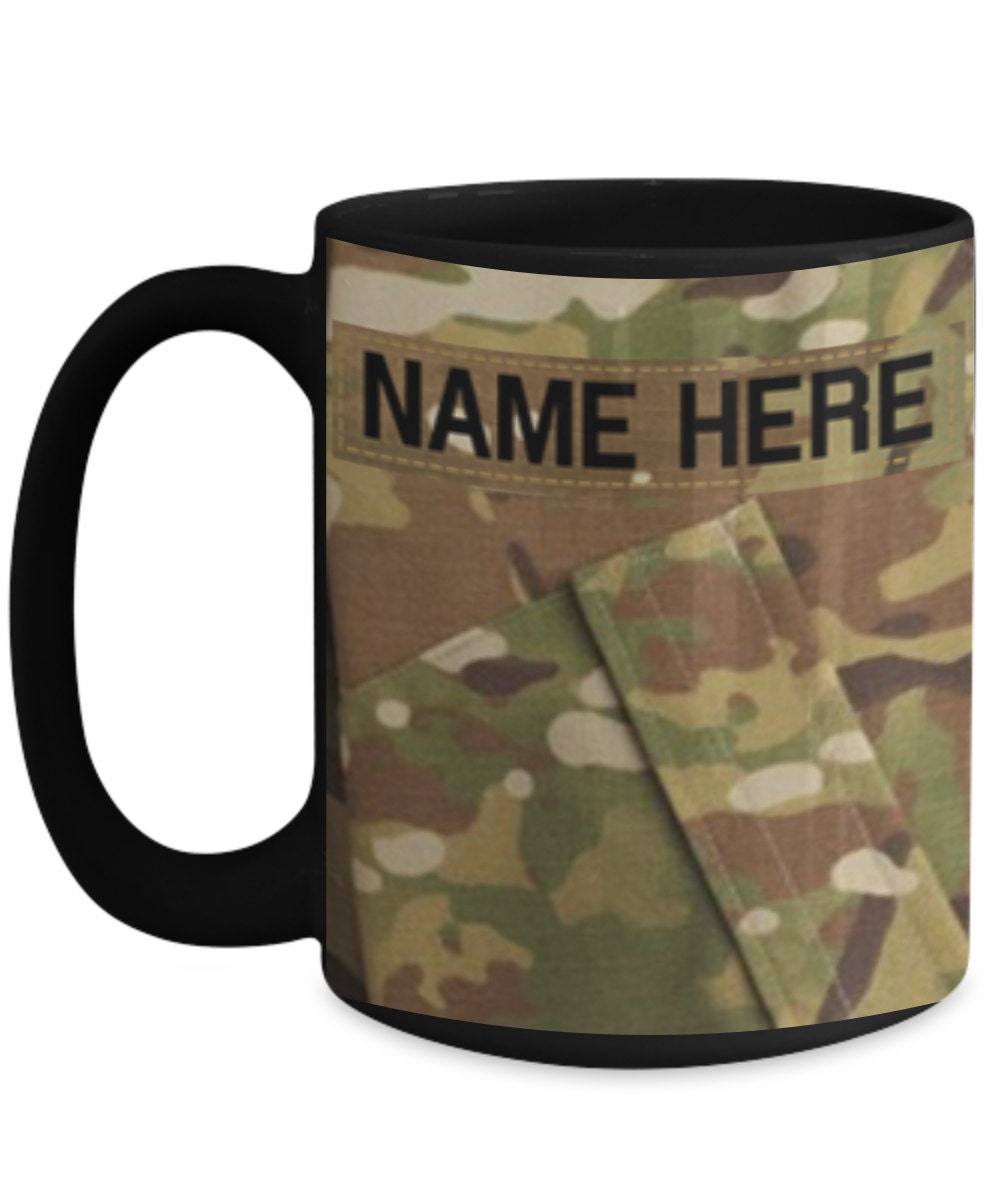 Personalized US Army Coffee Mug Army Enlisted Ranks Private