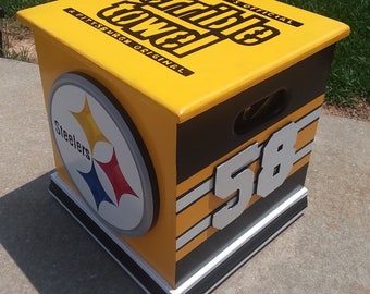 Steelers box | Etsy