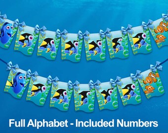 Finding nemo letters | Etsy