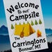 Welcome to our Campsite Personalized Camping Garden Flag or