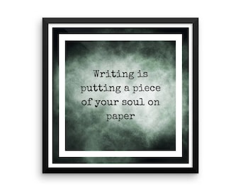 Writing poster | Etsy
