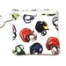 Football theme pouch football coin purse coin purse