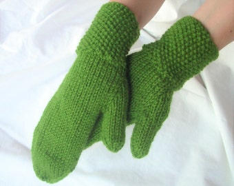 Knitting Pattern PDF Trigger Finger Mittens for Men and