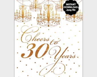 30 year old birthday | Etsy