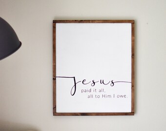 Bible verse sign | Etsy