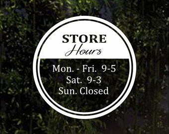 Store hours sign | Etsy