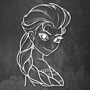 Elsa wall decal | Etsy