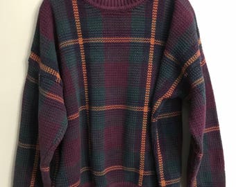 Maroon plaid | Etsy