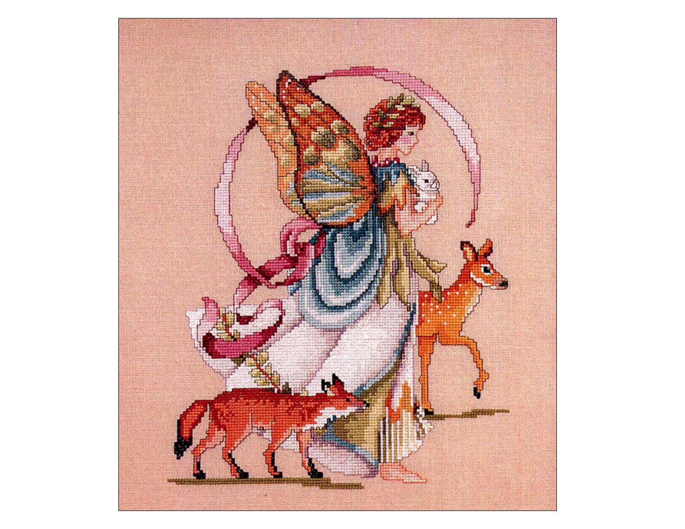 Fairies Cross Stitch Pattern 6 Magical Designs Forest Fairy