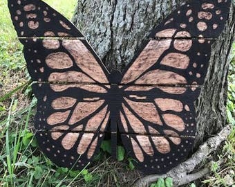 Butterfly garden art | Etsy