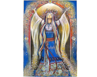 Rusalka Mermaid Mythology water nymph Slavic folklore 8x10