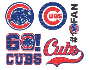 Chicago cubs svg | Etsy