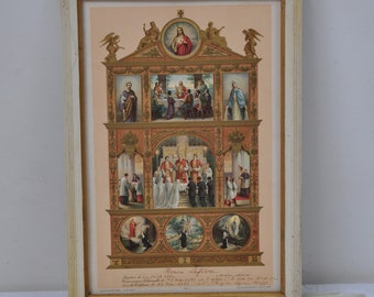 Antique catholic art | Etsy