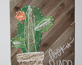 Cactus string art | Etsy