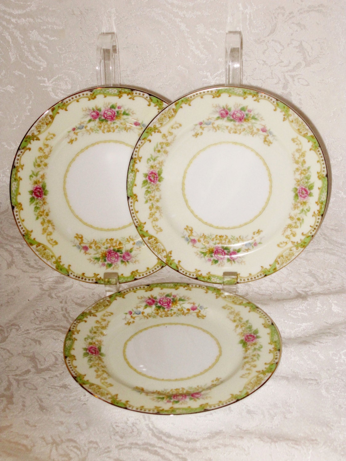 1030's Vintage China 3 Lot Noritake China N91 M Japan