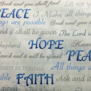 Religious fabric | Etsy