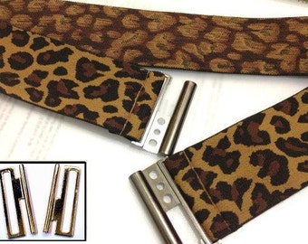 Leopard print belt | Etsy