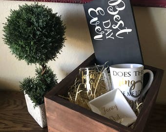 Engagement gift box | Etsy