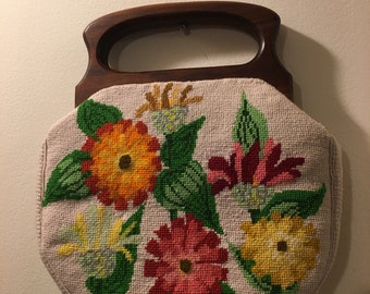 Needlepoint purse | Etsy