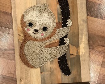 Sloth wall art | Etsy