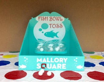Carnival games Fish Bowl Toss Carnival Game lawn games
